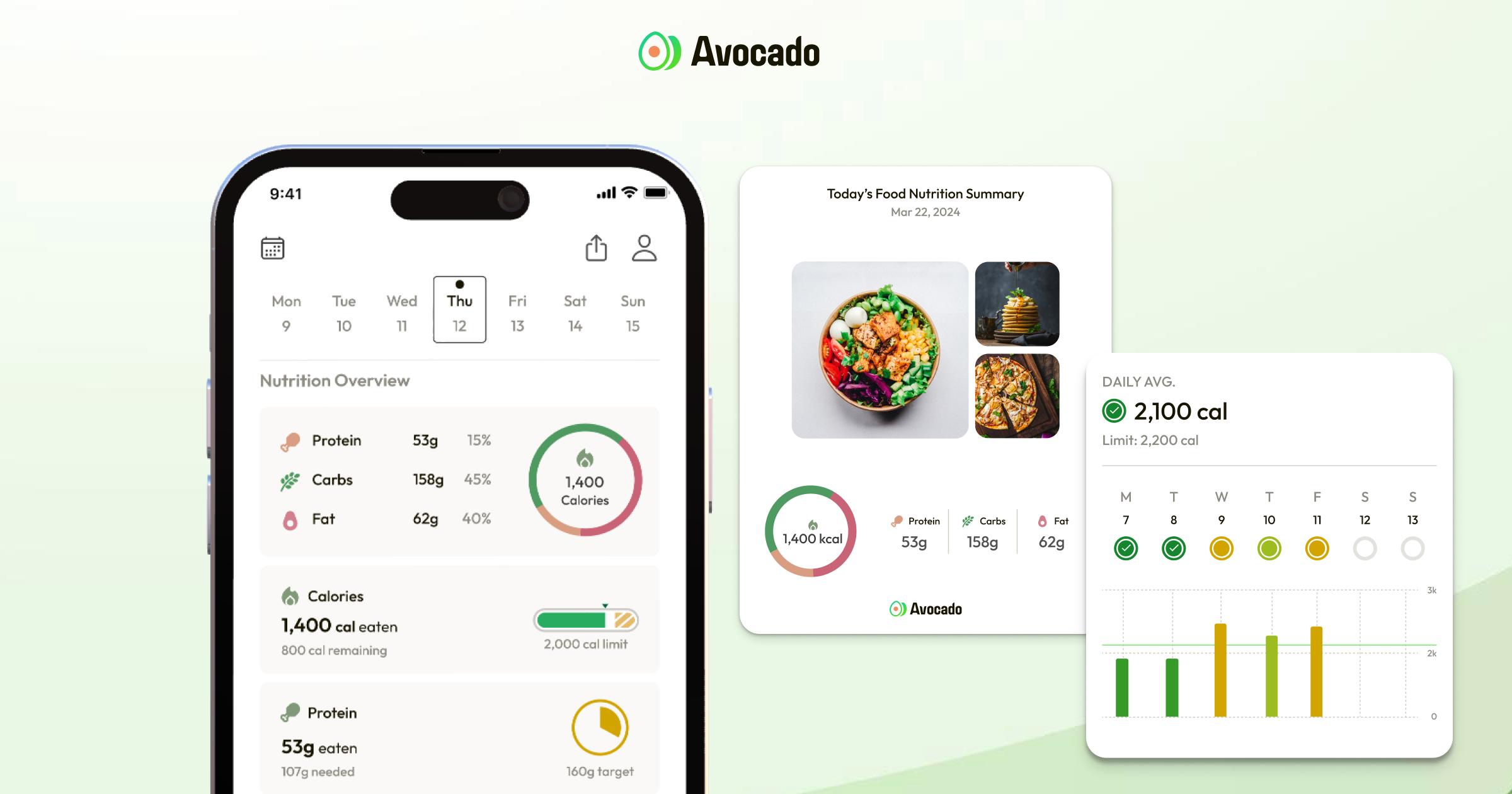 Track Meals, Macros & Calories with AI | Avocado App